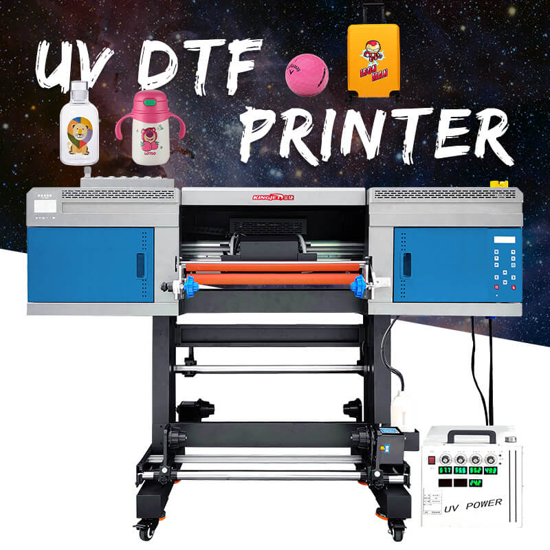 KingJet KJ-604WX UV DTF Printer With Lamintor – kingjetprinter.com