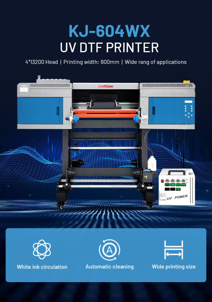 KingJet KJ-604WX UV DTF Printer With Lamintor – kingjetprinter.com